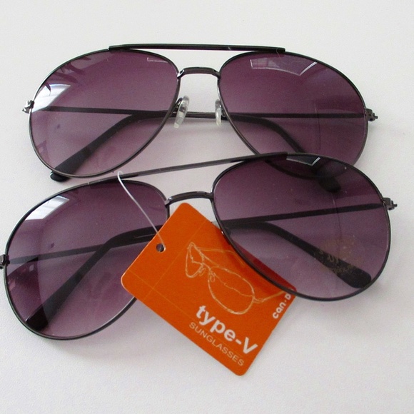 Display Cando Company, Ltd | Accessories | Aviator Style Gunmetal Gray ...